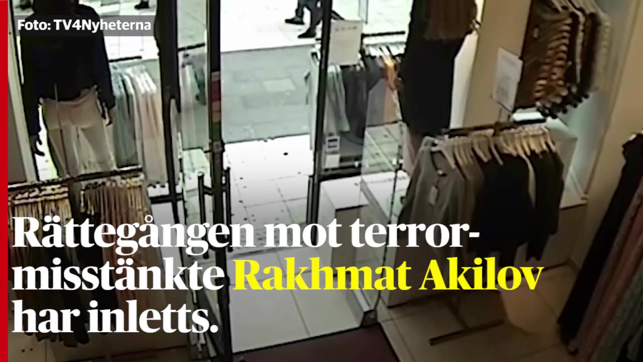 Rakhmat Akilov spelade in film före attentatet på Drottninggatan - DN.se