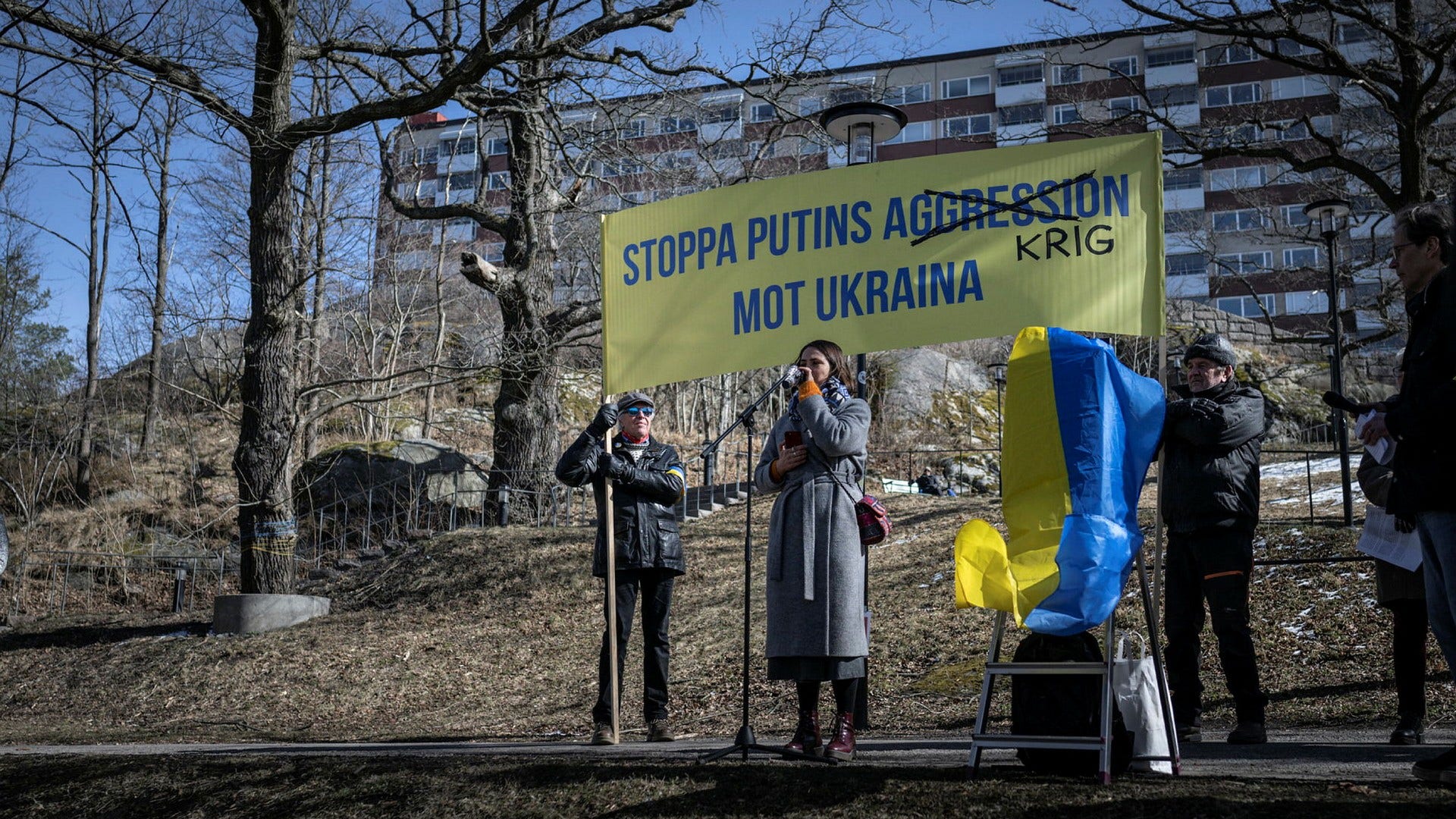 Hon samlar ryssar i Sverige som är emot kriget i Ukraina - DN.se