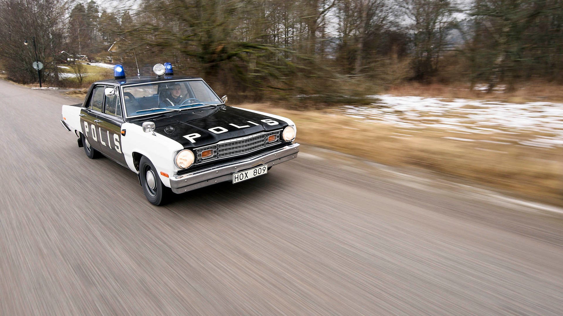 Mer om Plymouth Valiant polisbil. - DN.se