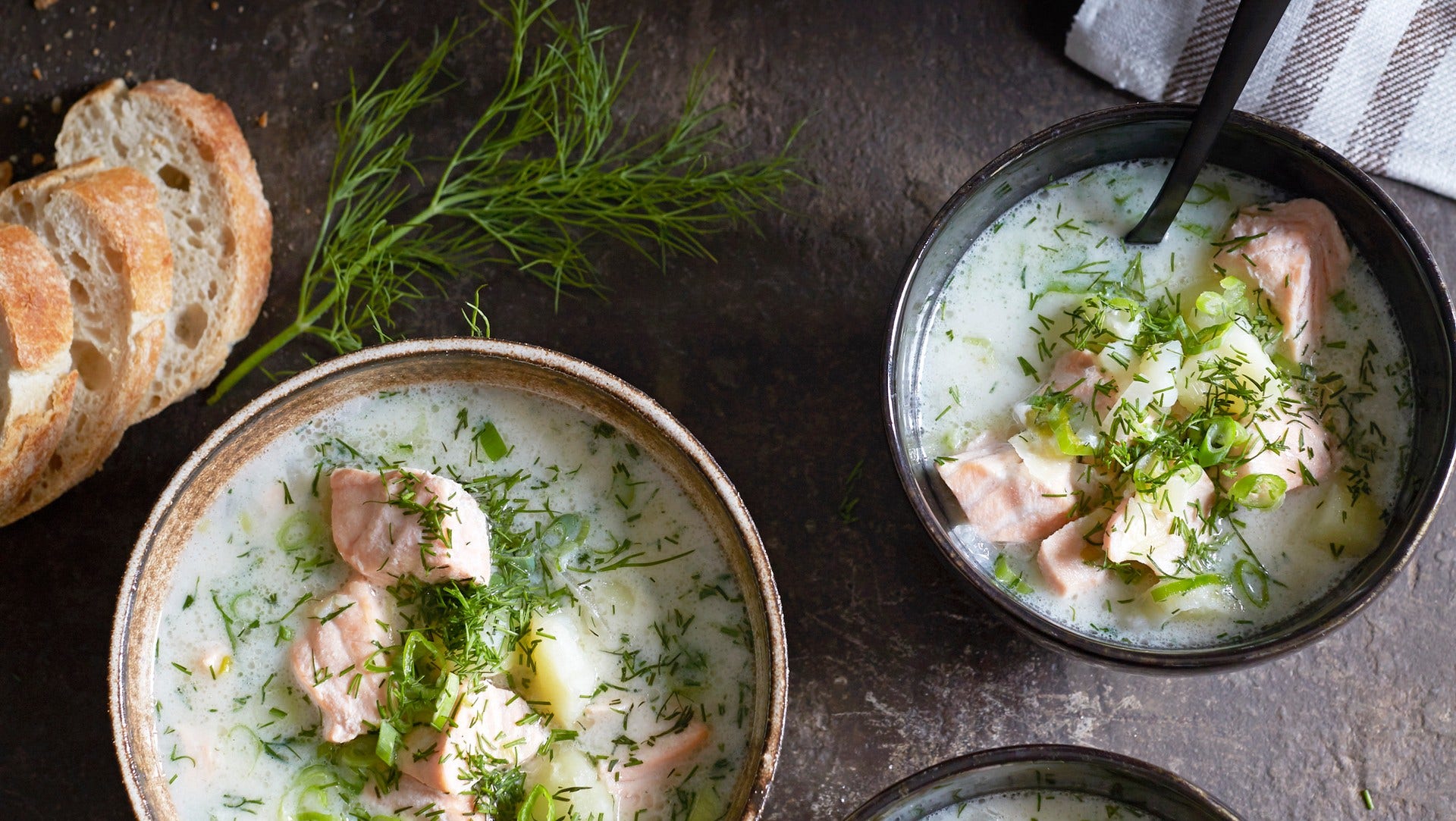 Laxsoppa med potatis och dill - DN.se