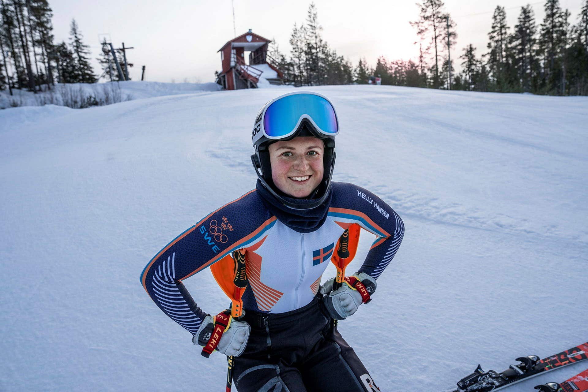 Hanna Aronsson Elfman är Sveriges nya alpina stjärnskott - DN.se