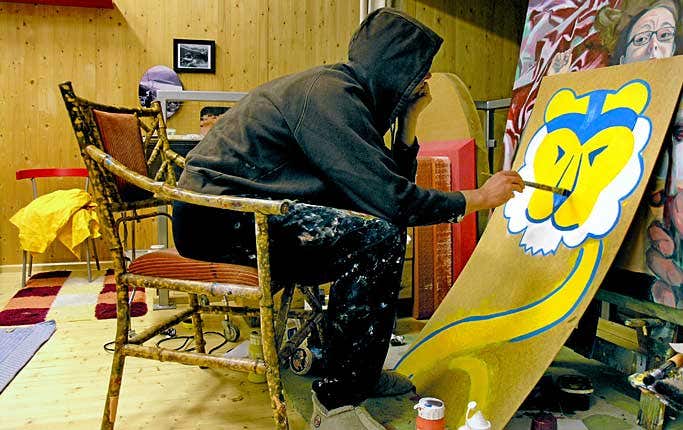 En ­trampdyna in i svensk konstvärld - DN.se