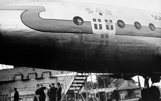 Bildspel: Se SAS första plan korsa Atlanten - DN.se