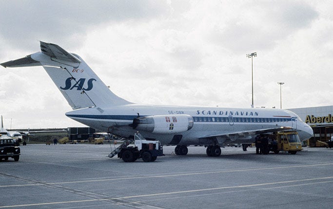 Bildspel: Se SAS första plan korsa Atlanten - DN.se
