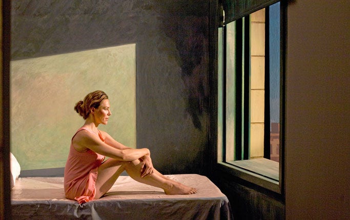 Anna Parrow lever i Hoppers målning - DN.se