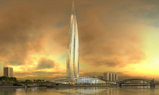 Gazprom får bygga kontroversiell skyskrapa - DN.se