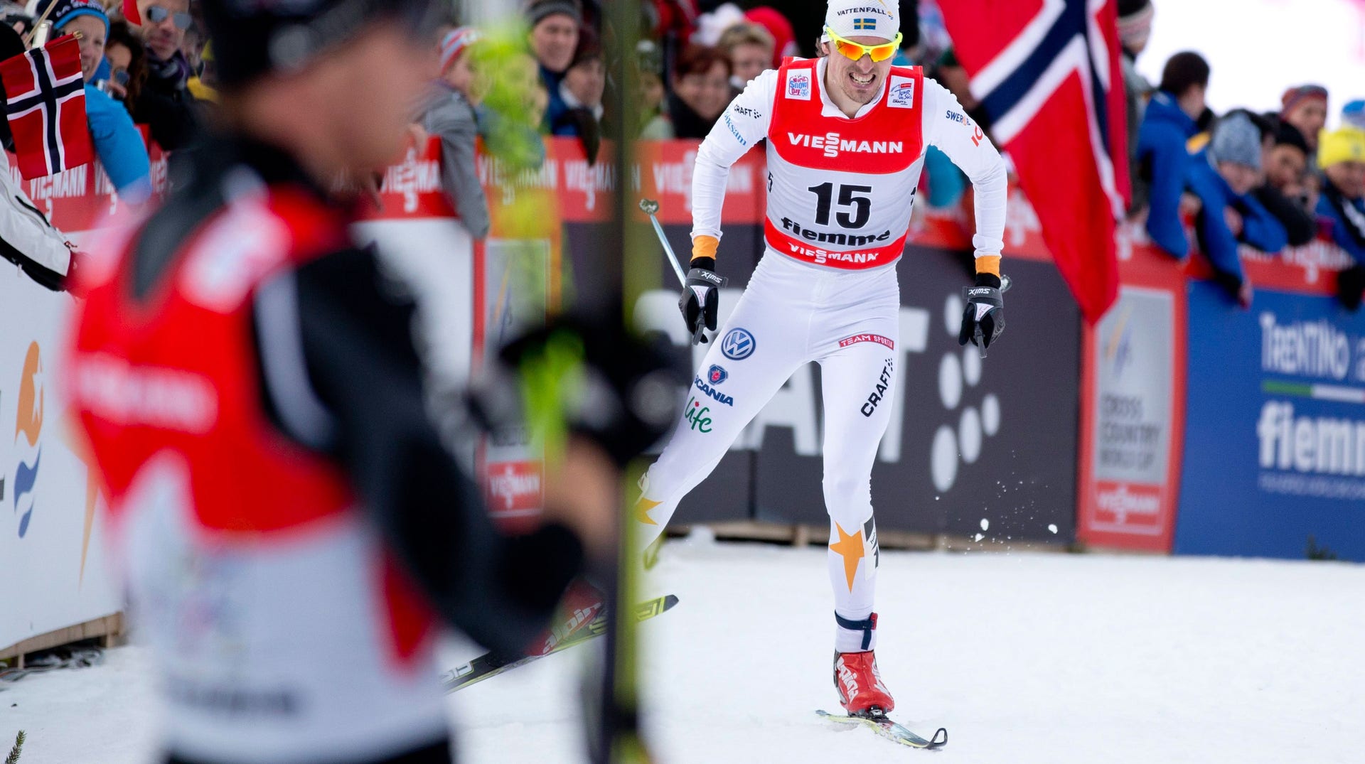 Johan Olsson om klättringen uppför slalombacken i Tour de Ski - DN.se