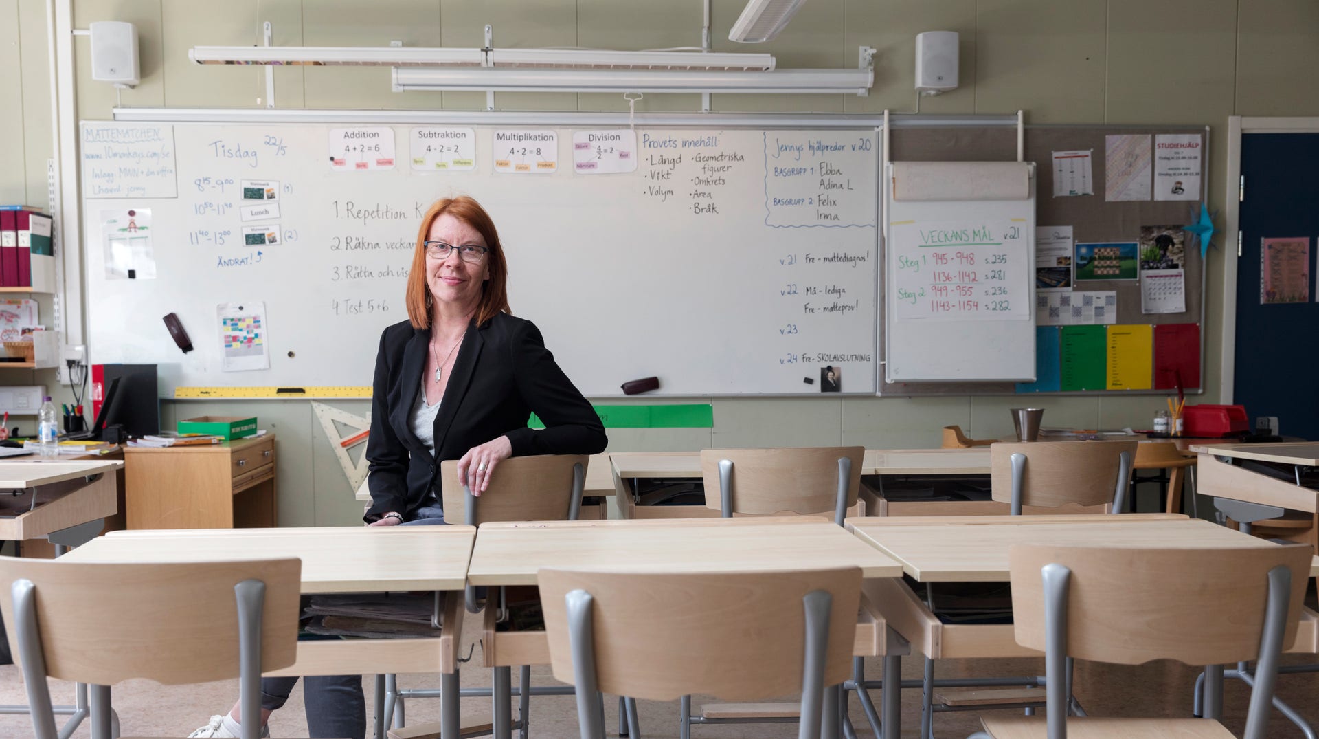 Maria Gustafsson valde att studera till lärare efter att ha fyllt 40 ...