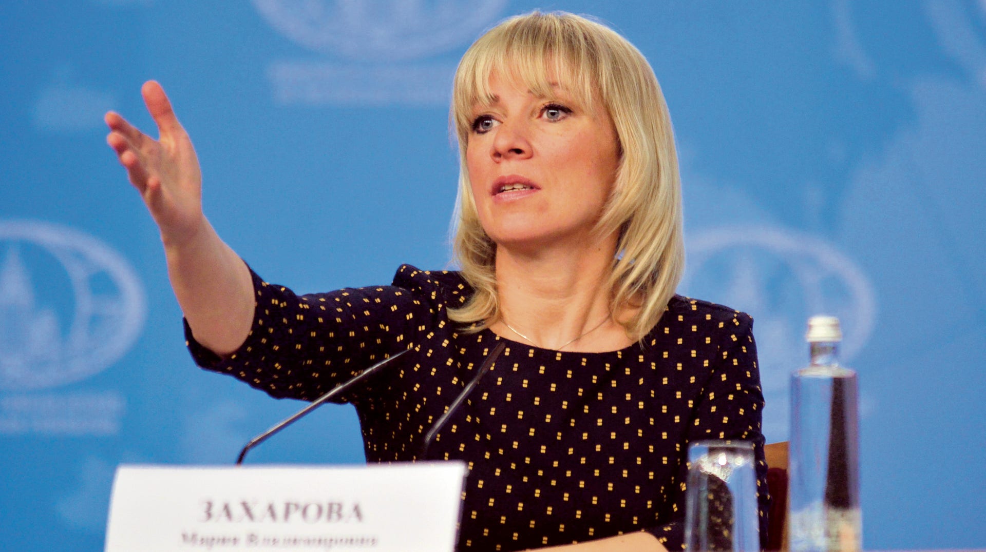 Intervju med ryska diplomaten Maria Zacharova i Moskva - DN.se