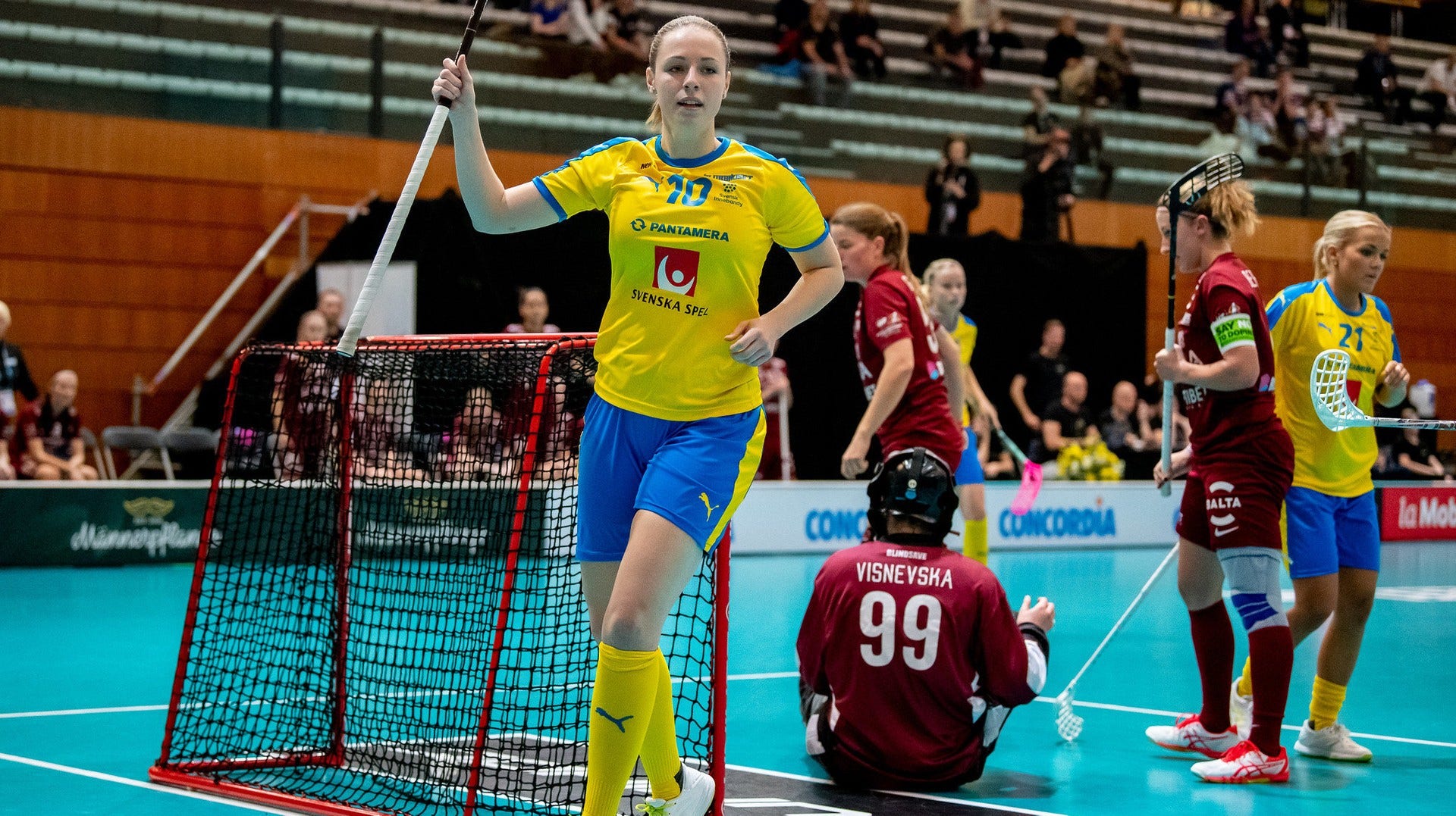 Lettland blev ny munsbit för Sverige i innebandy-VM - DN.se