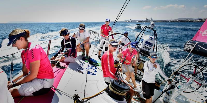 Segling: Tjejbåten laddar för Ocean Race