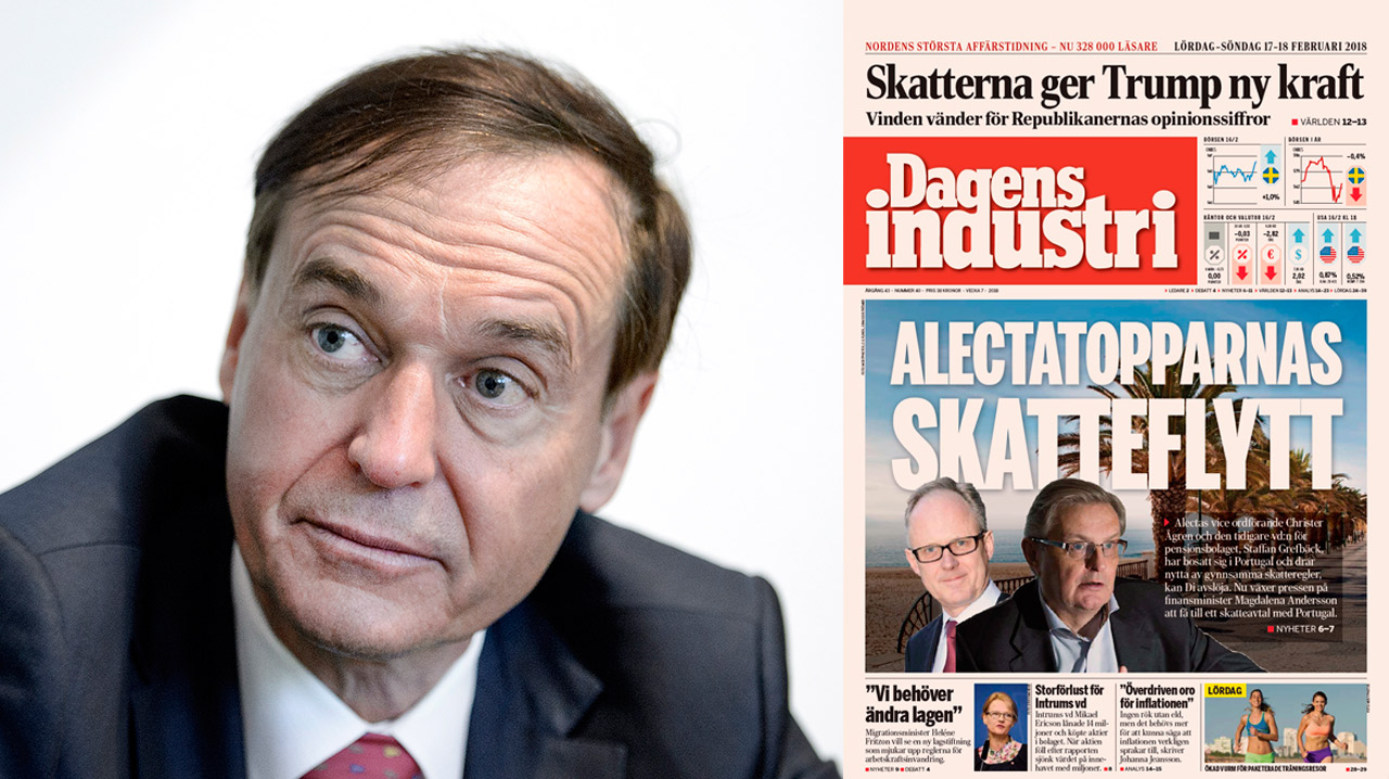 Stjärndirektören Johan Molin flyr till Portugal