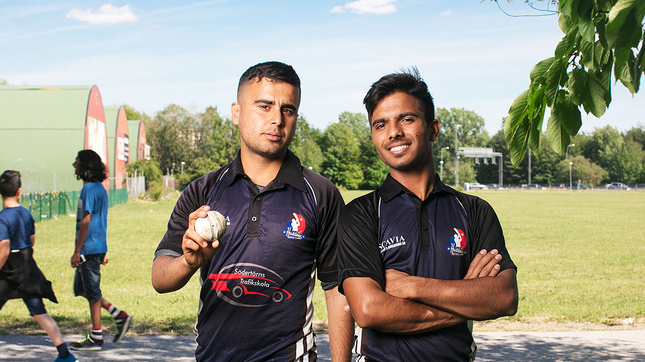 Migranter tar med sig världsporten cricket till Sverige