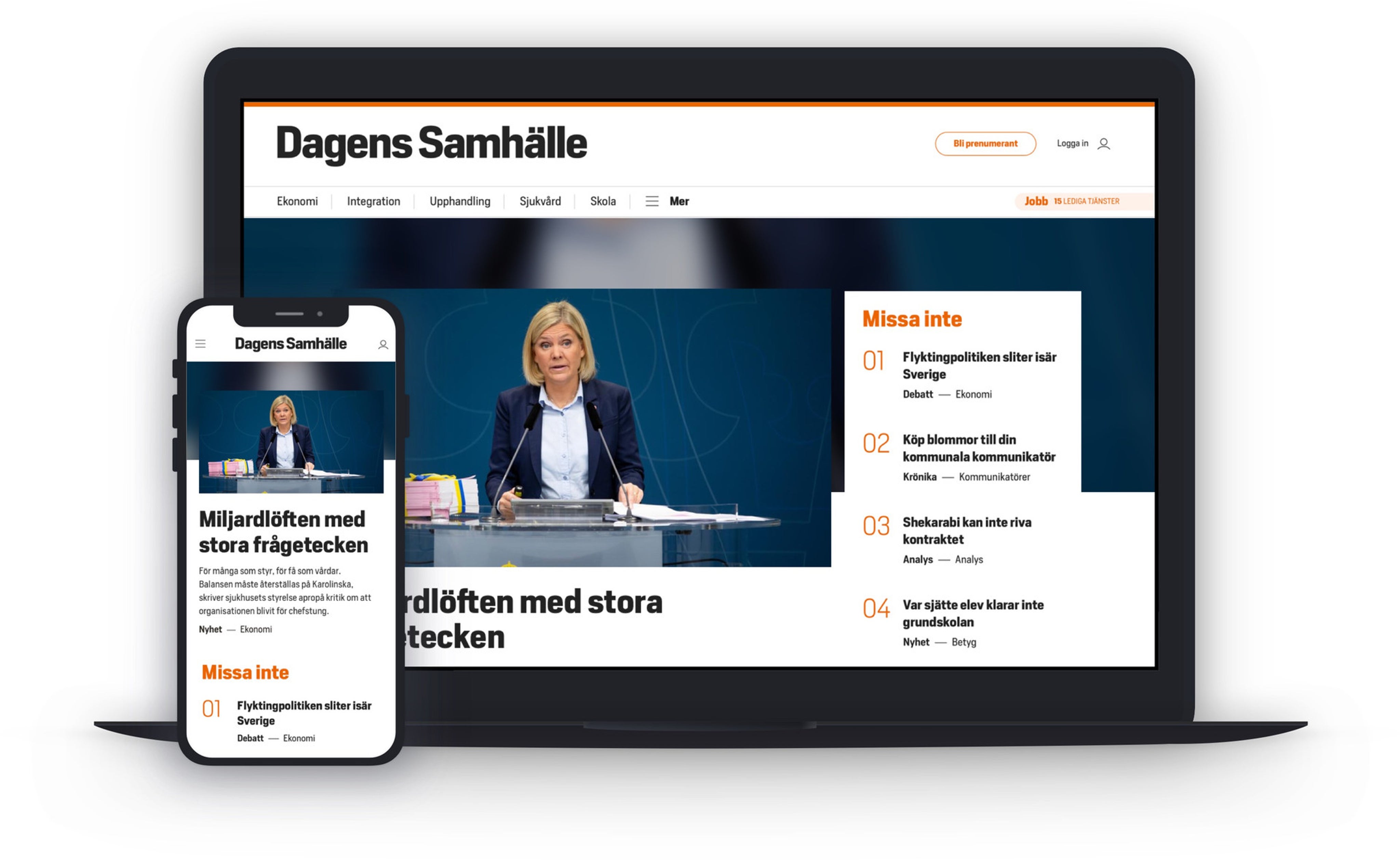 Logga in och läs våra nyheter direkt - Dagens Samhälle