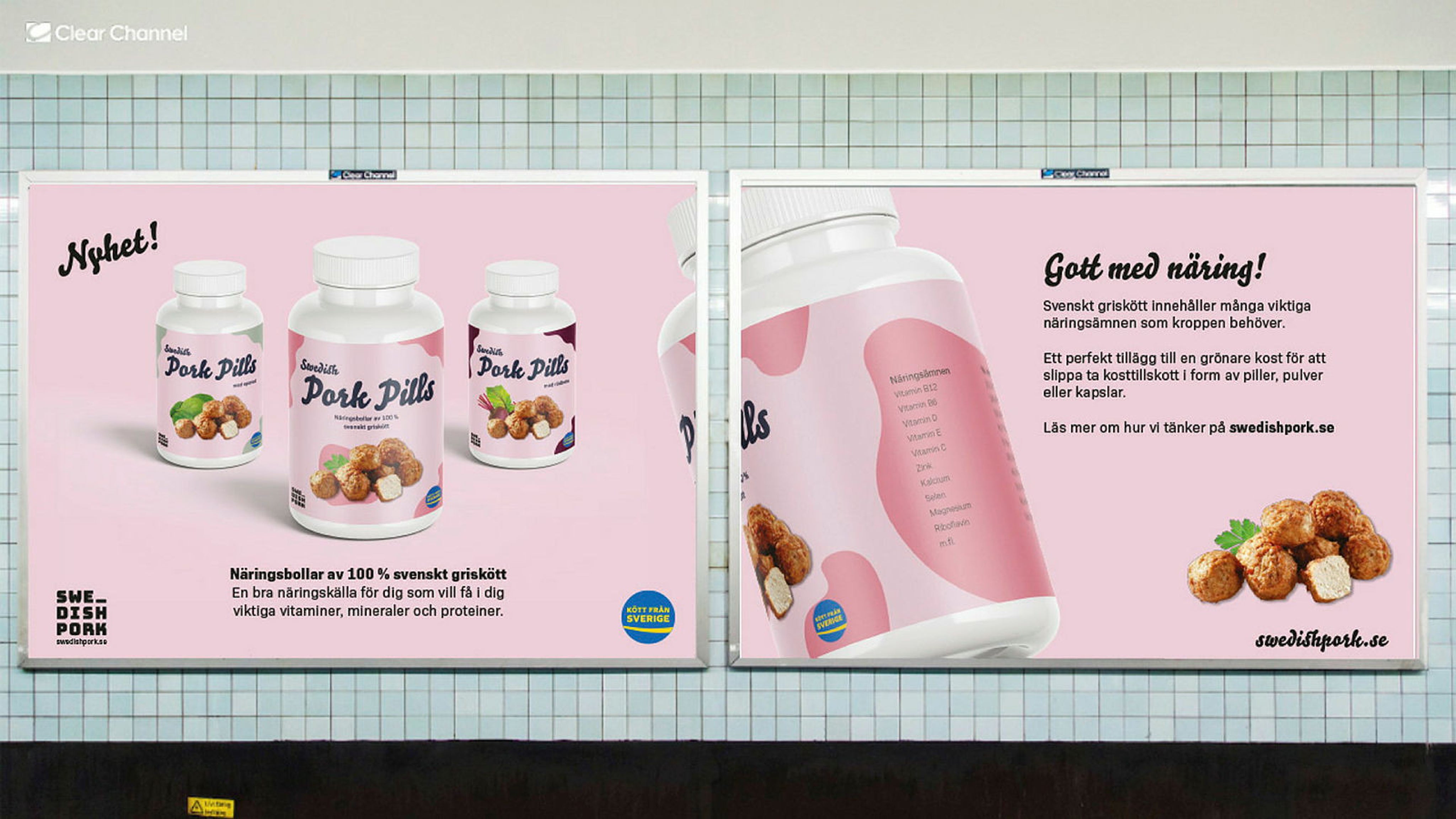 Reklam om griskött som kosttillskott upprör Svensk Egenvård - Resumé