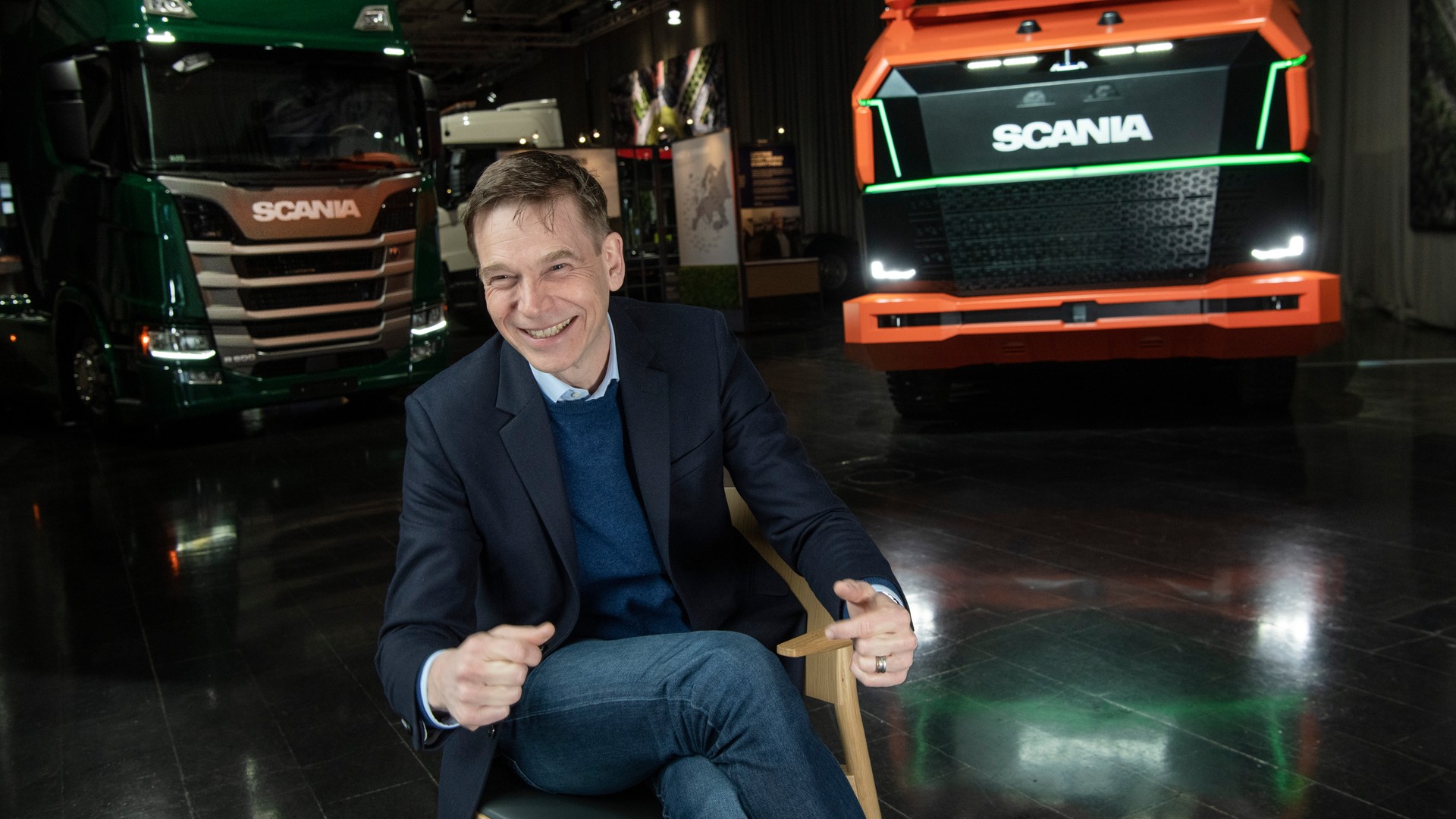 Scania-chefen Christian Levin i lång intervju med Di Weekend
