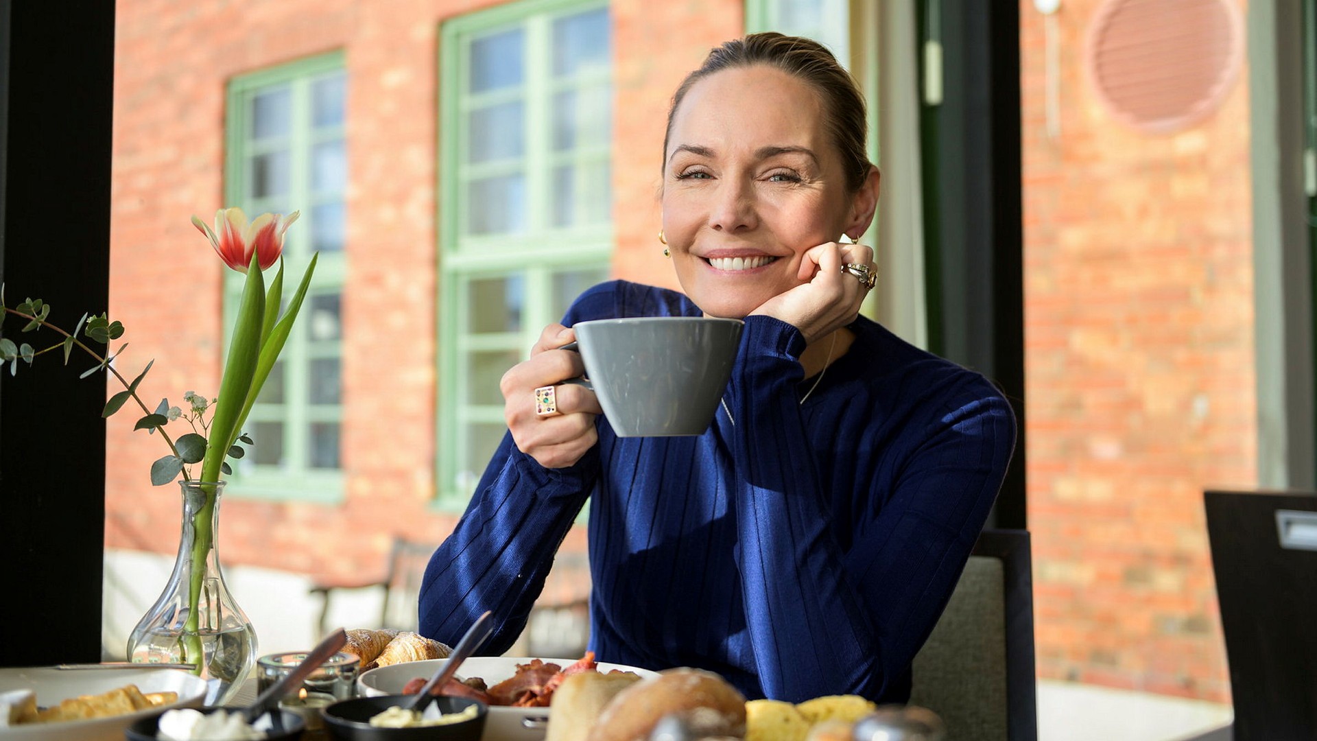 Tv-profilen Carina Berg om ekonomin och Melodifestivalen