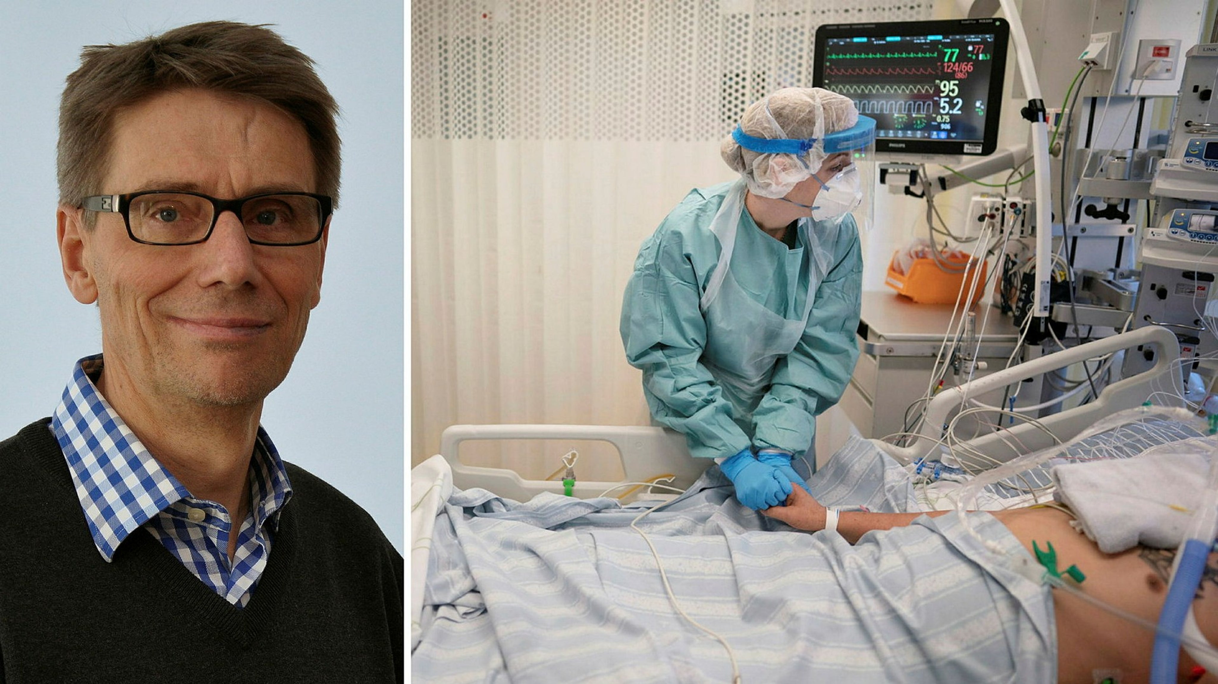 Nästan var femte patient på iva var 80 år hösten 2020 - Dagens Medicin