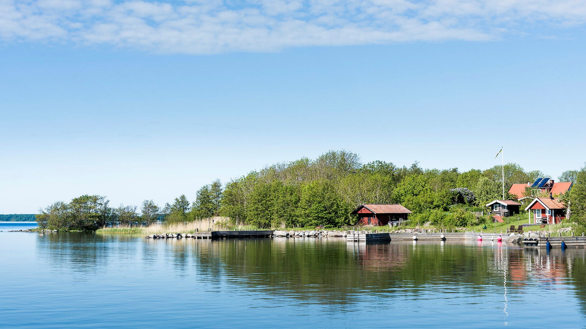 Prisutveckling fritidshus i hela Sverige under 2023 – karta