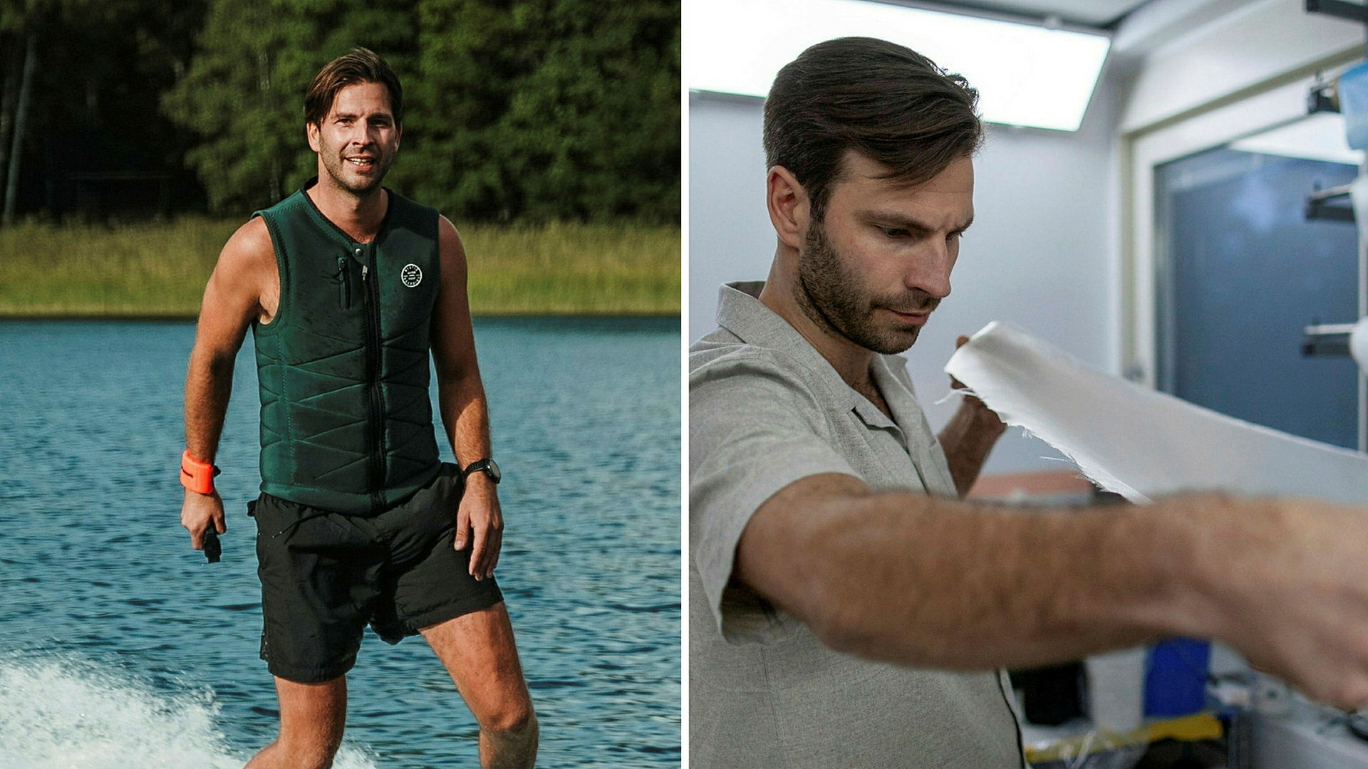 Surfpionjären Alexander Lind lanserar ”Nasa-bräda”