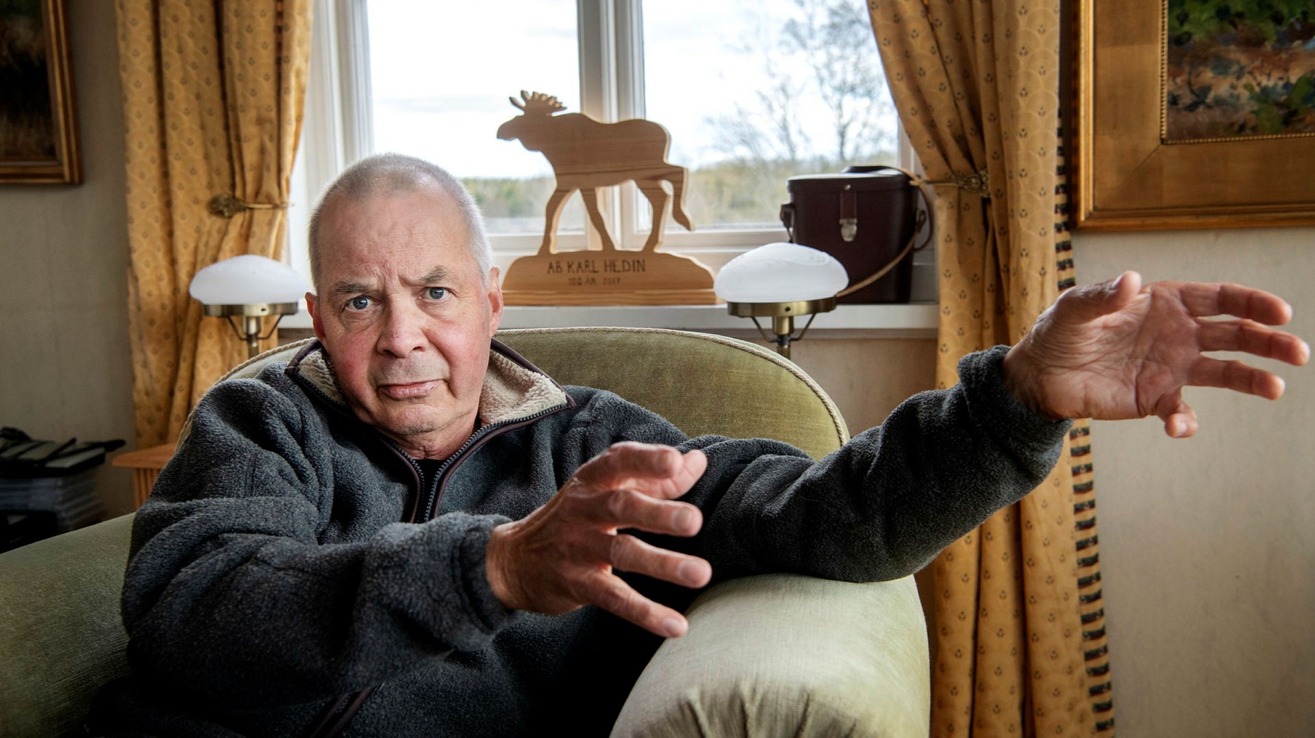 Karl Hedin nekas avverka skog i svinpestzon