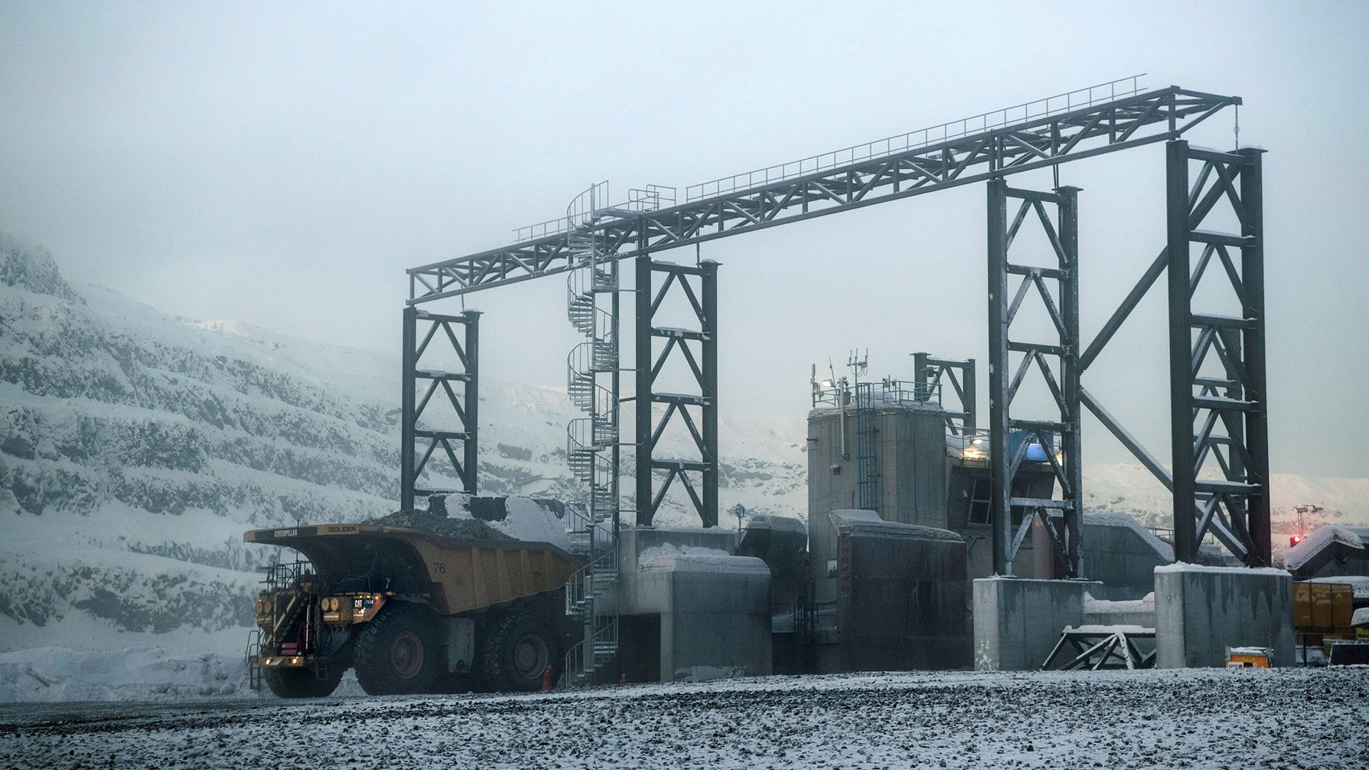 Produktionsstörningar vid Bolidens Aitik-gruva