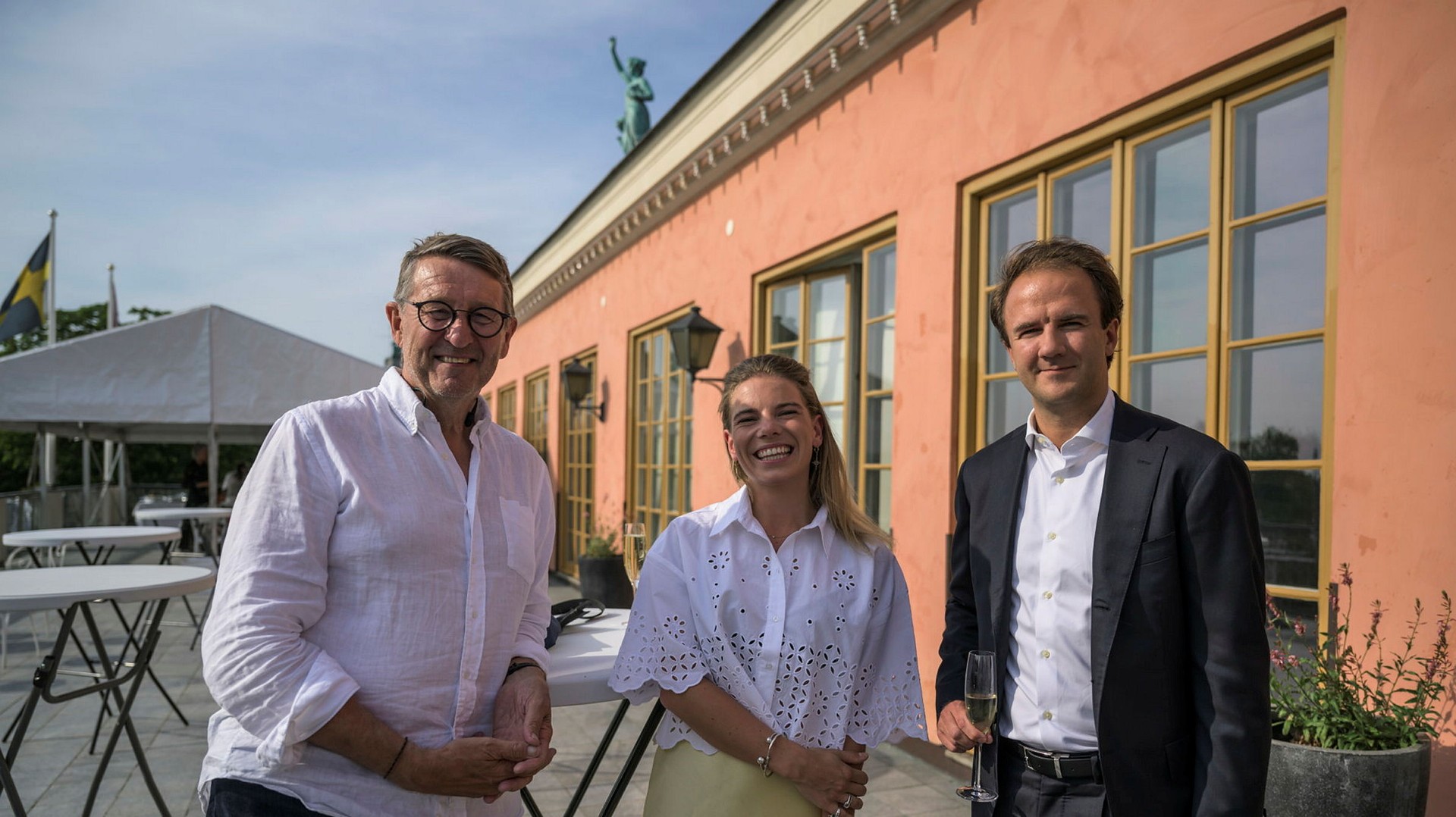 Wallenbergtoppar på fest när miljardären delade ut pengar