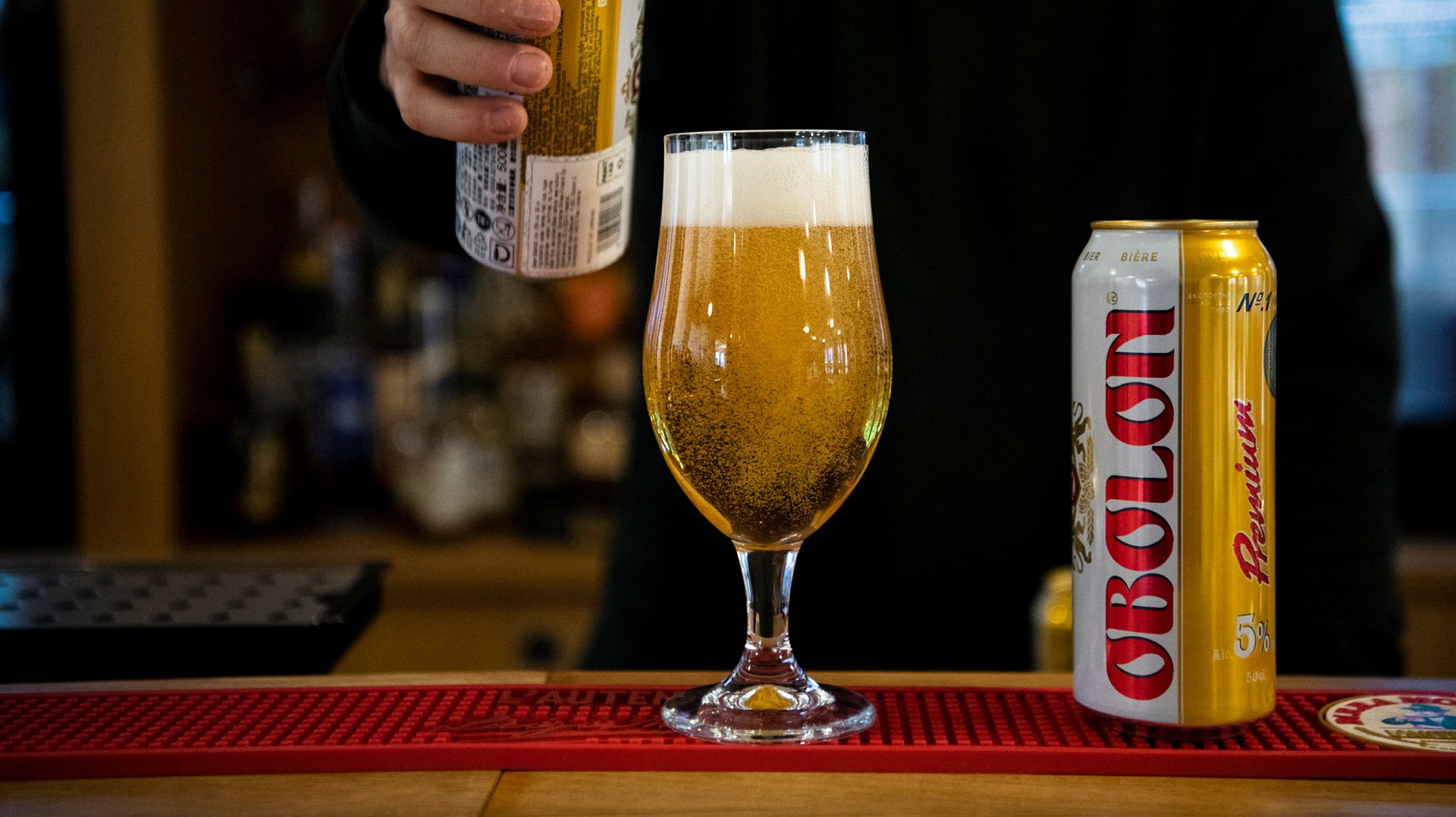 Försäljningen av ukrainska ölet Obolon rusade 4.000 procent