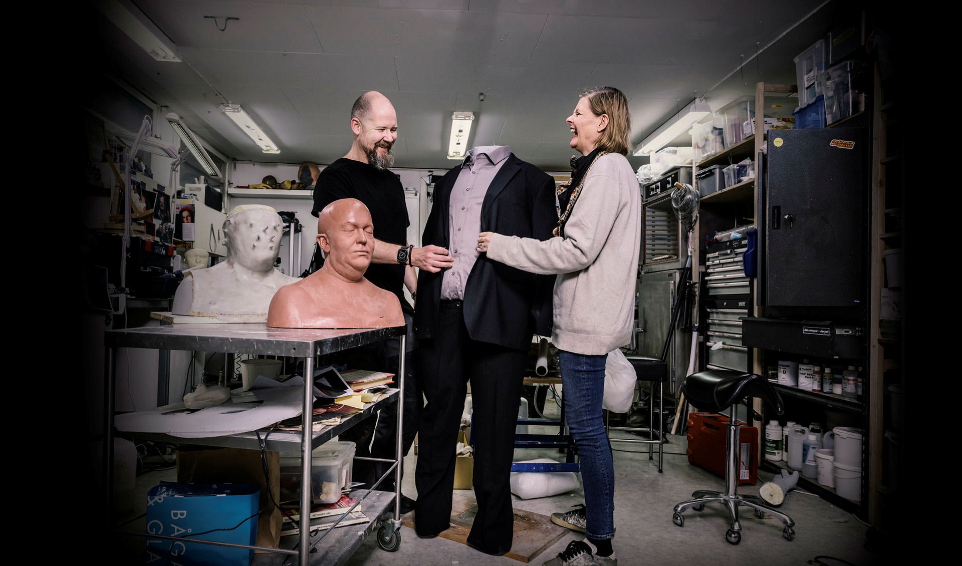 Svenska maskörer ger Jan Stenbeck nytt liv