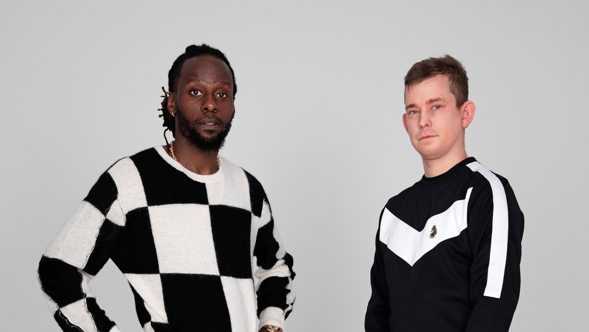 Martin Mutumba och Erik Niva