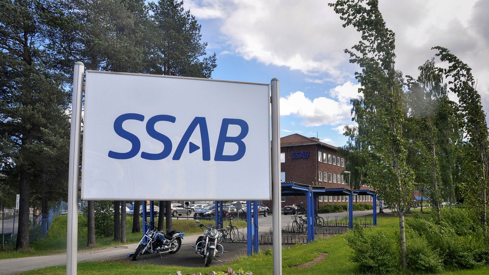 Brand vid SSAB:s lokaler i Luleå