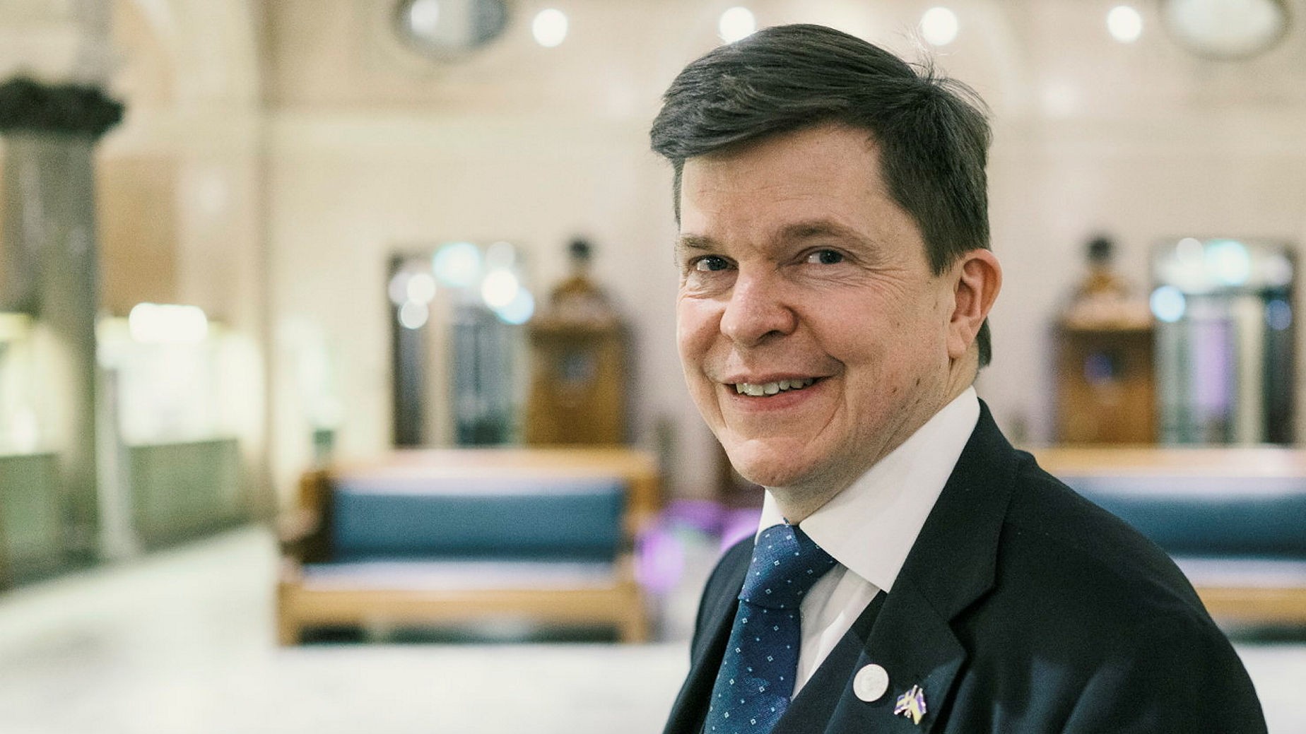 Talmannen Andreas Norlén om hur han firade talmansvalet