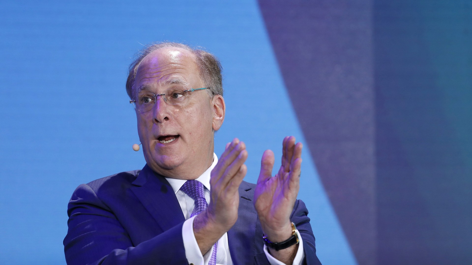 Blackrocks vd Larry Flink ser möjligheter i coronakrisen